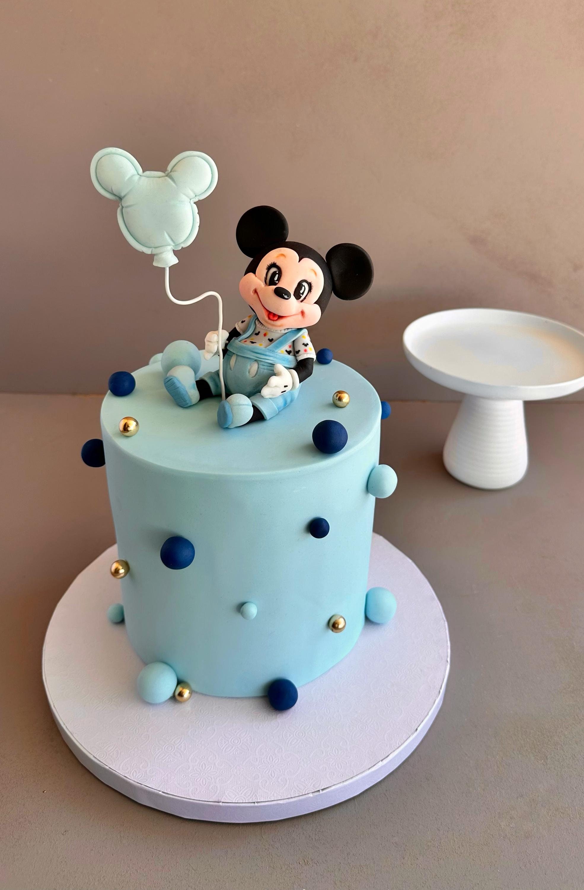 Mickey Birthday Cake Topper, Fun Festive Décor, Enchanting Figurine for ...