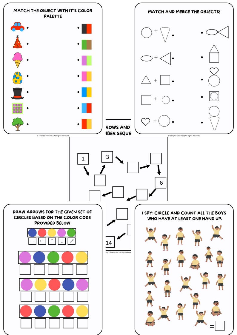 Brain Worksheets | 30 Fun Neuro Exercises for Kids (printable PDF) - Etsy