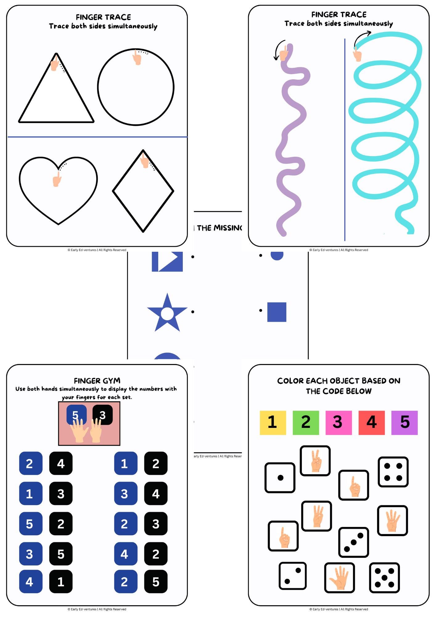 Brain Gym Worksheets | 30 Fun Neuro Exercises for Kids (printable PDF ...