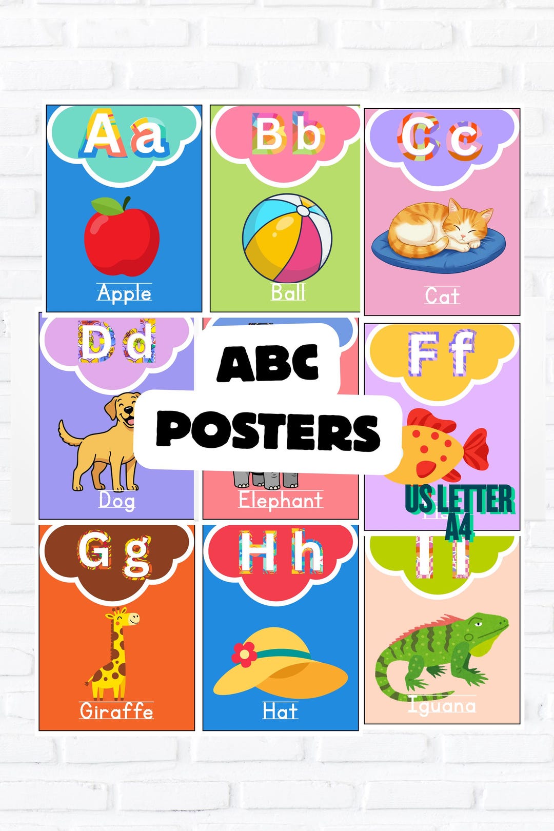 Alphabet Poster Classroom A–Z | ABC Posters Classroom Decor | Printable ...
