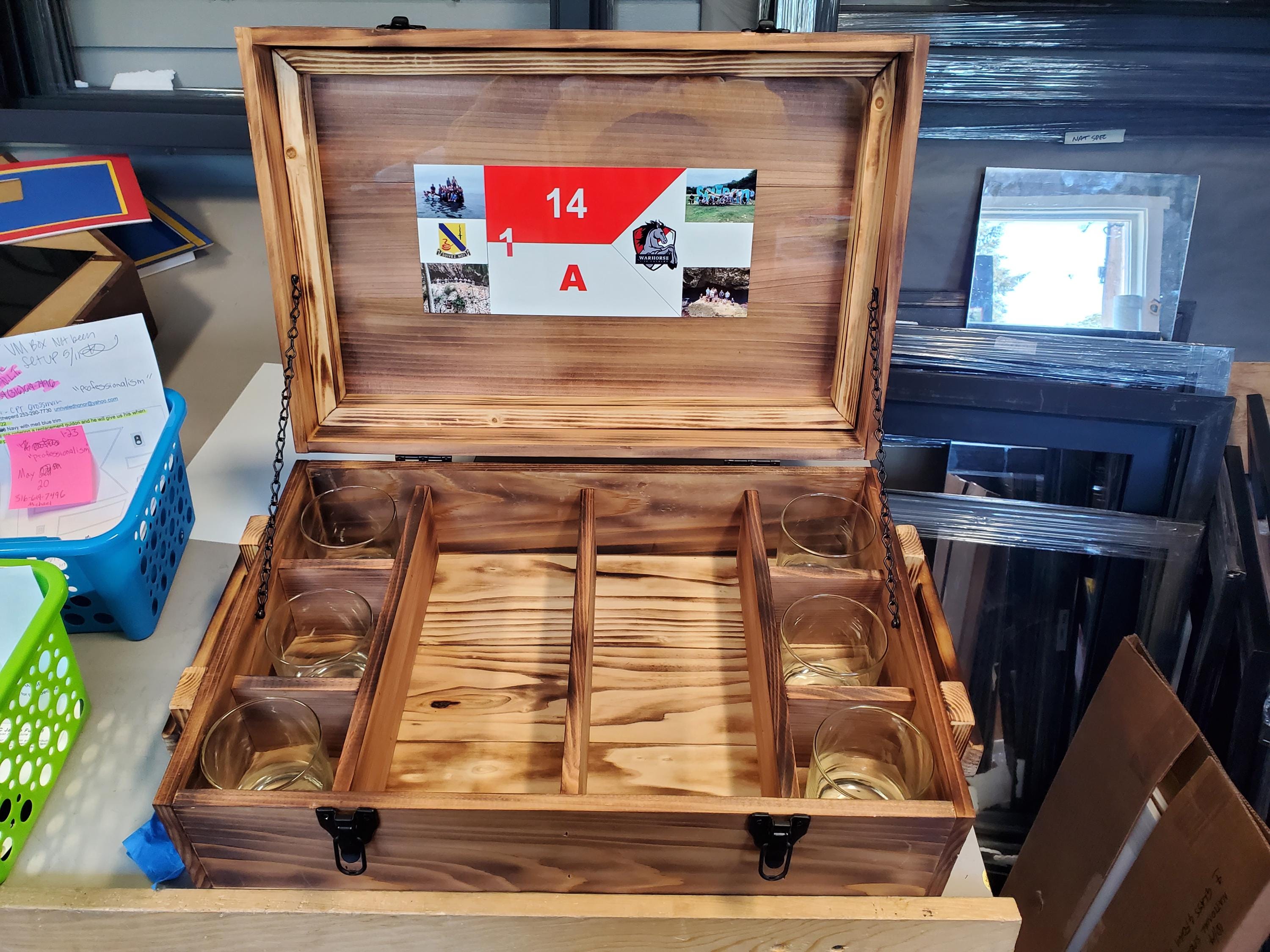 Handmade Wood Whiskey Box - Etsy