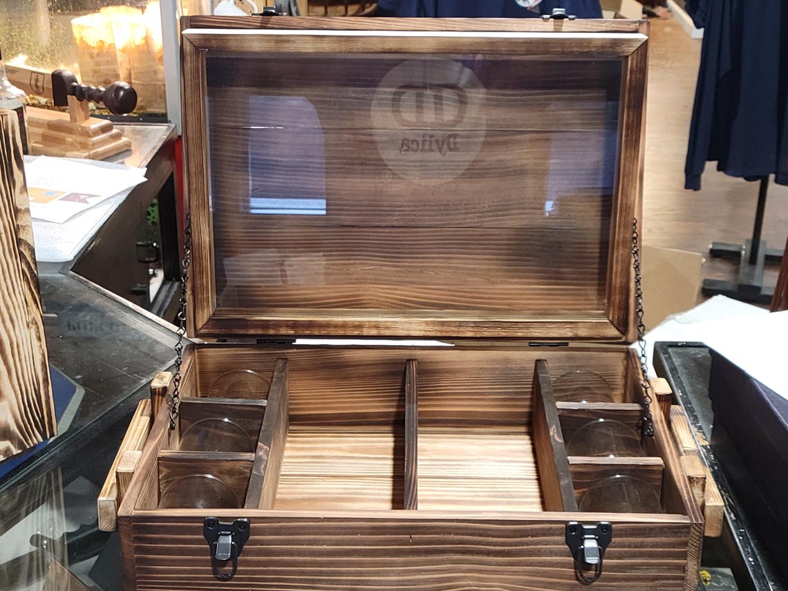 Handmade Wood Whiskey Box - Etsy