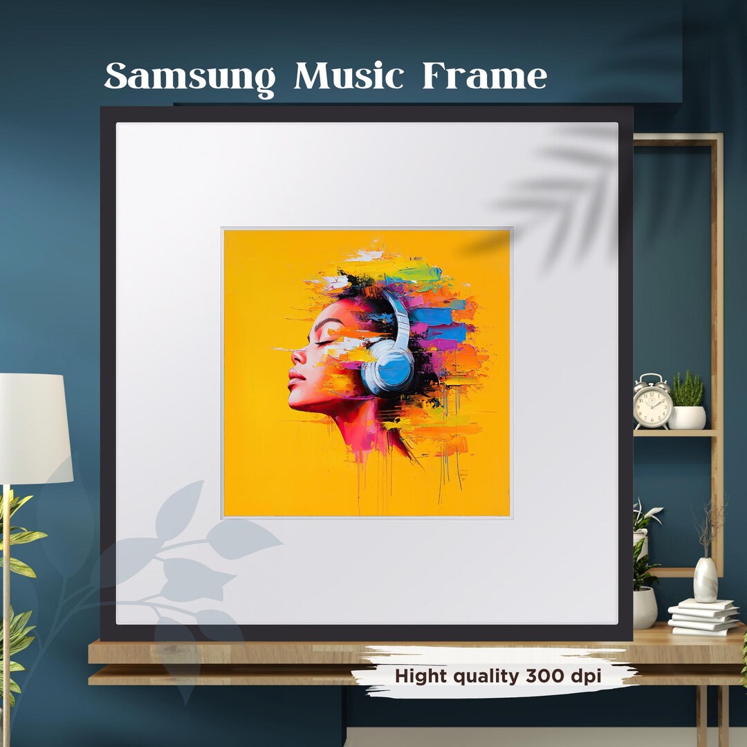Samsung Music Frames Art, Sound Waves Art, Anniversary Wall Gift, Frame ...