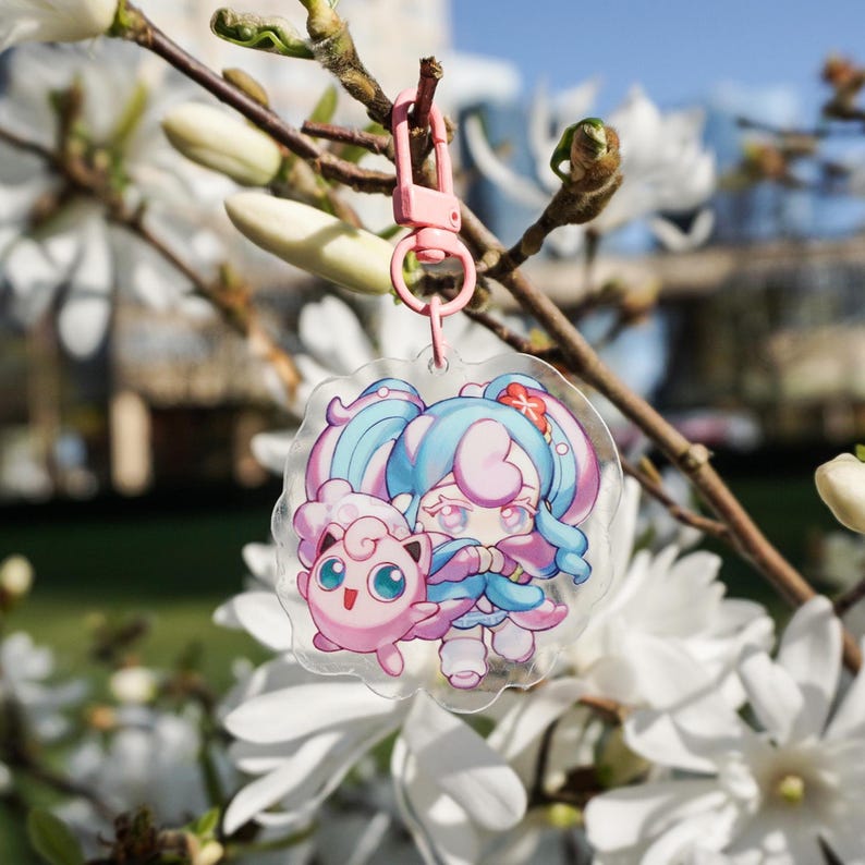 Pokémon X Hatsune Miku Project VOLTAGE Keychain Charms - Etsy