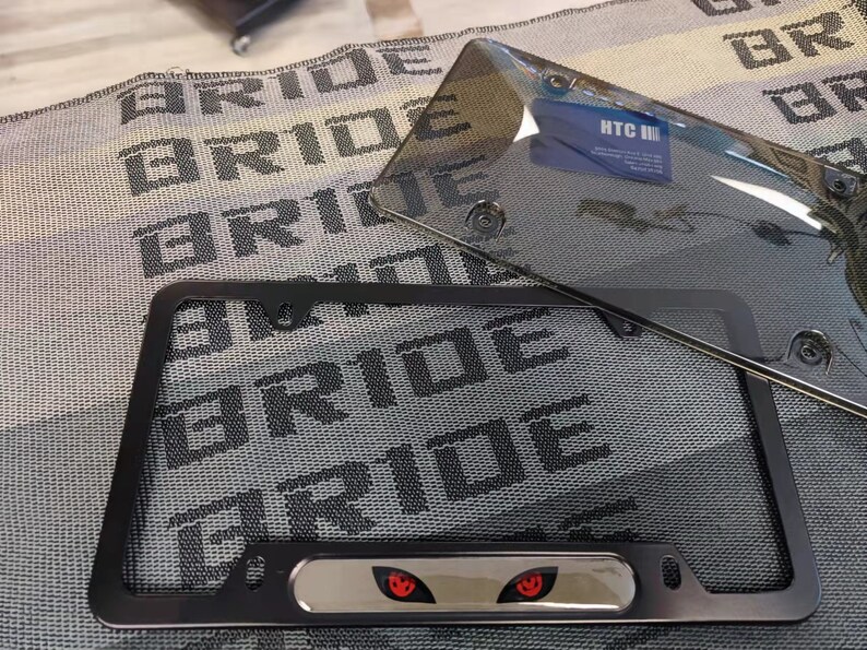 JDM Anime Akatsuki and Uchiha Clan Sign Liscense Plate Frame Aluminum ...