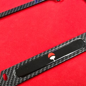 JDM Anime Akatsuki and Uchiha Clan Sign Liscense Plate Frame Aluminum ...