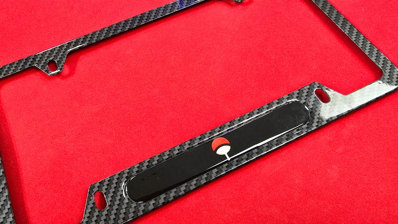 JDM Anime Akatsuki and Uchiha Clan Sign Liscense Plate Frame Aluminum ...