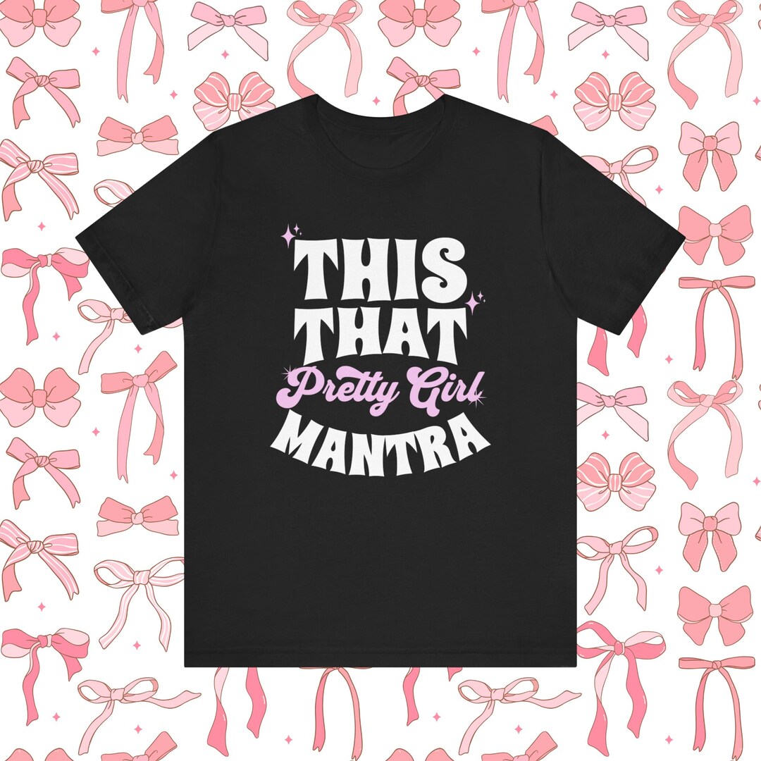 Pretty Girl Mantra Tshirt, Kpop Tshirt, Jennie Kim Tshirt, Song Lyric ...
