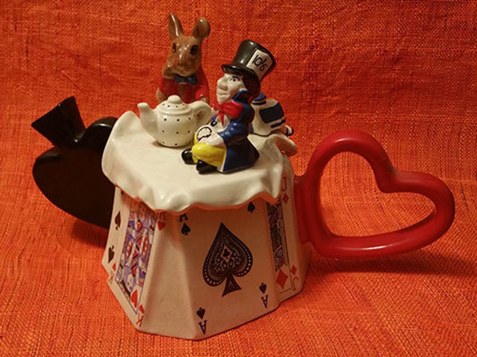 Paul Cardew Mad Hatter Art Teapot - Etsy