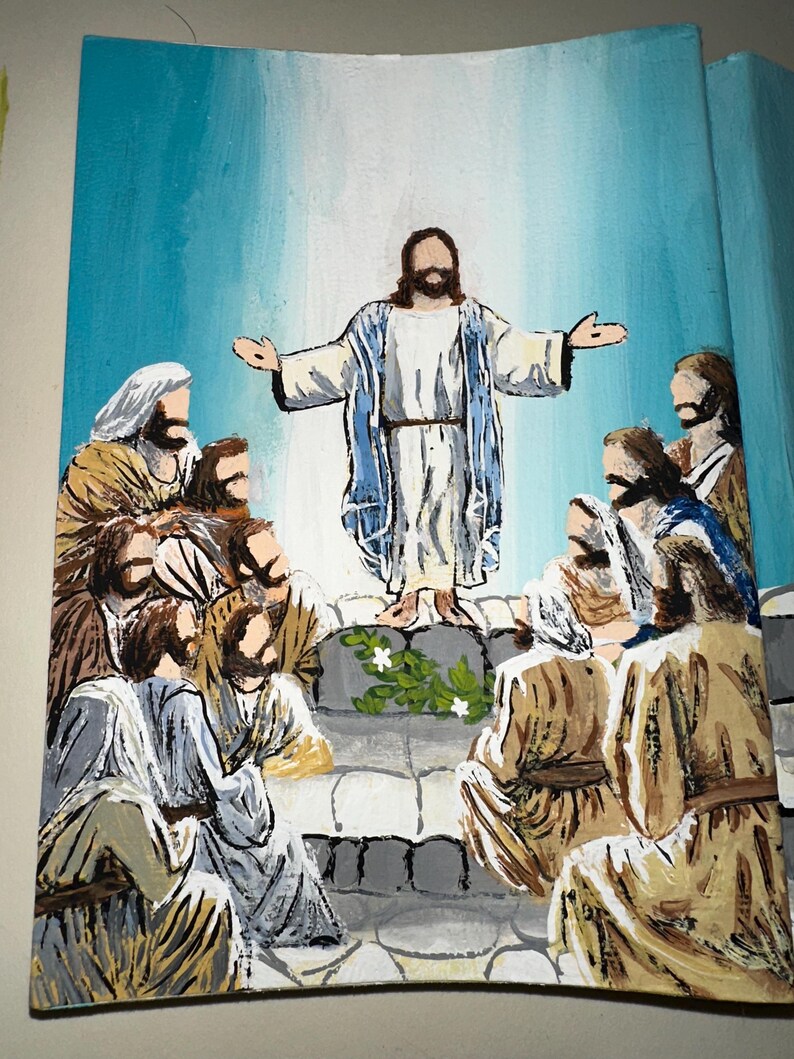 Jesus and the Disciples Custom Painting - Etsy