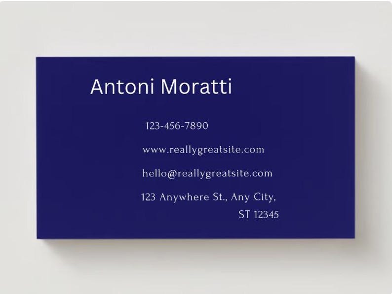 Printable Business Card Template, Business Card Template, Instant ...