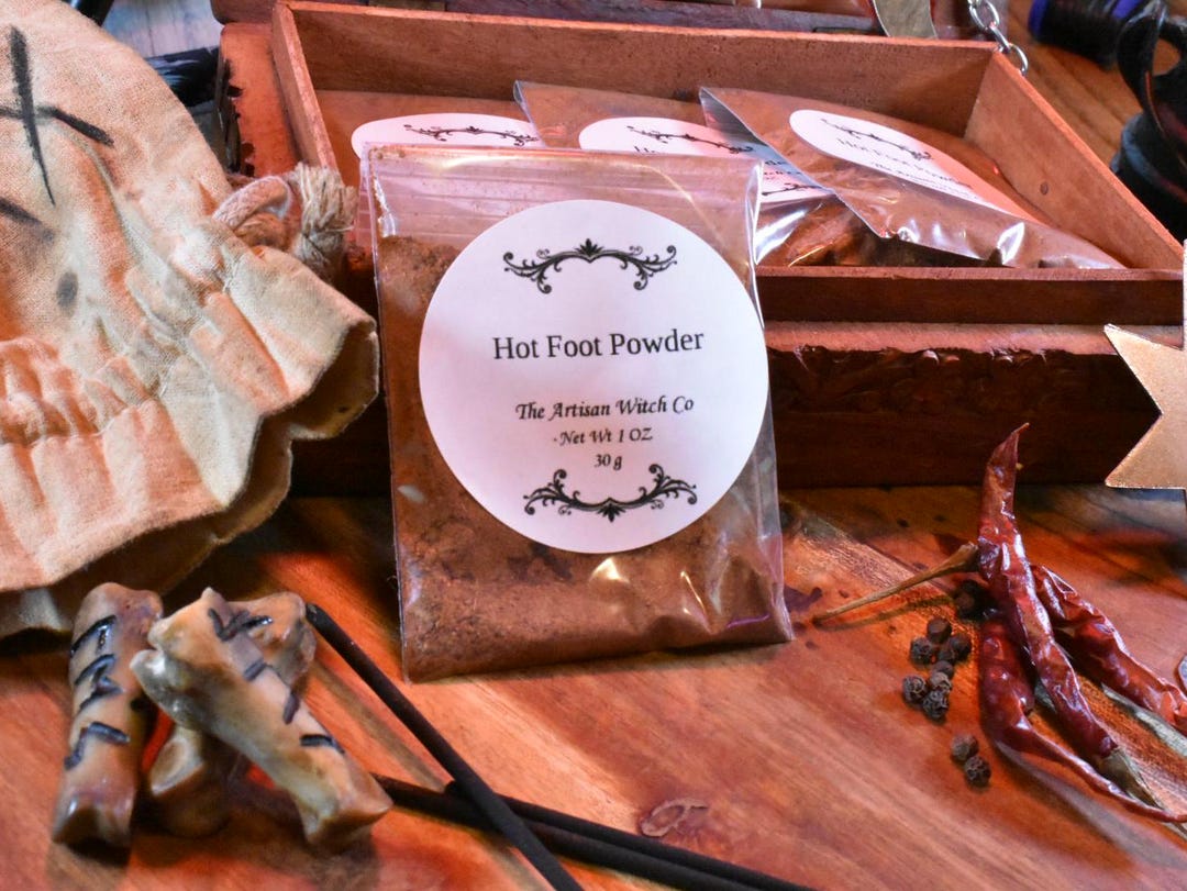 Hot Foot Powder Hand Ground Help With Protection Banishing Negative ...