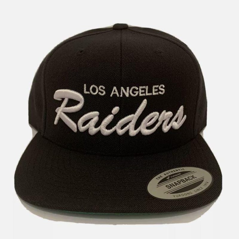Raiders Embroidery Hat - Etsy