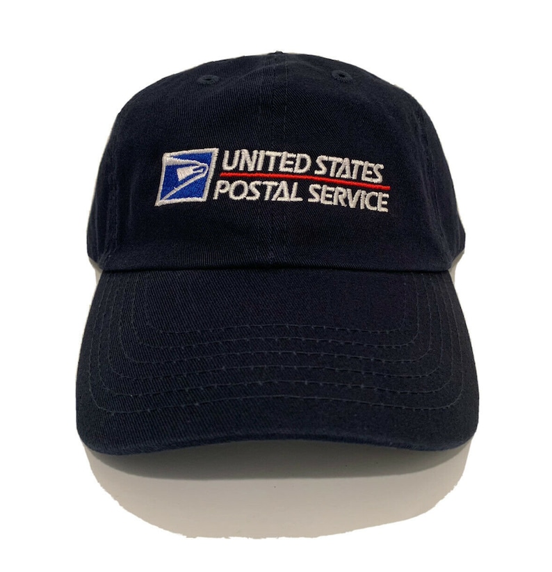 Custom Usps Cap Washed Classic Dadhat Cotton Chino Twill Navy, Black - Etsy