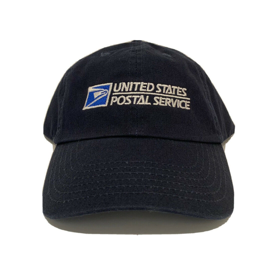 Custom Usps Cap Washed Classic Dadhat Cotton Chino Twill Navy, Black - Etsy
