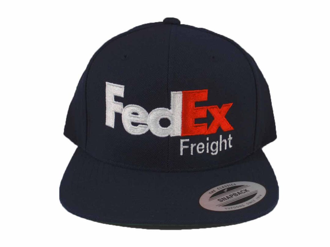 Custom Fedex Freight Classic Snapback Cap Hat Adjustable Yupoong 6089 ...