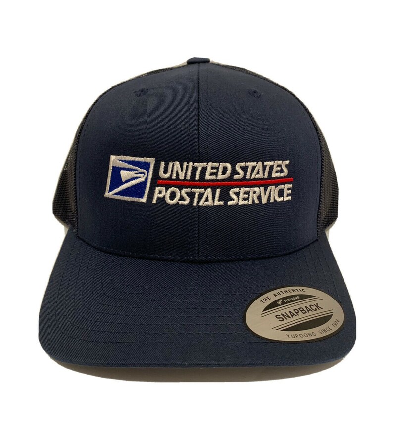 Custom Usps Trucker Hat Cap Yupoong Classic Retro 6606 Mesh Back - Etsy
