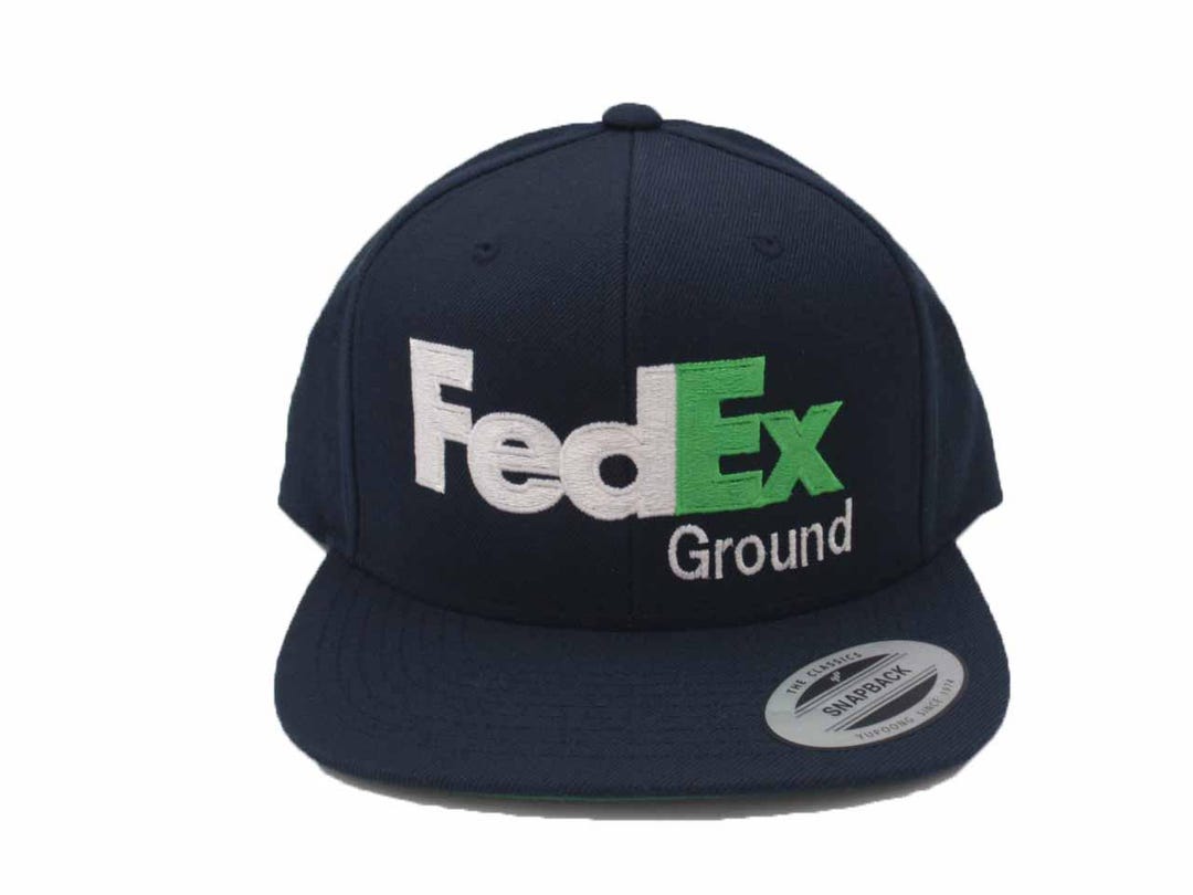 Custom Fedex Ground Classic Snapback Cap Hat Adjustable Yupoong 6089 - Etsy