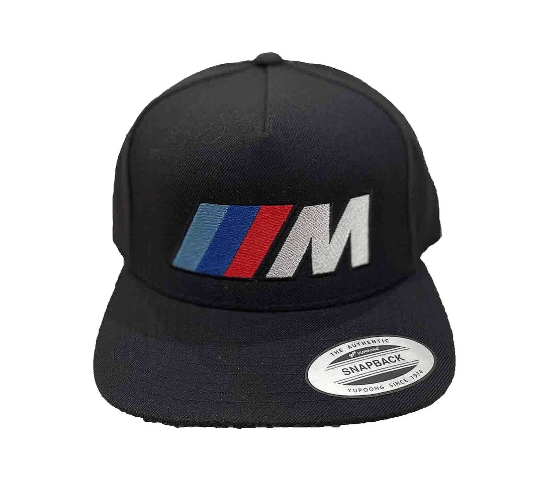 BMW M Power Classic Snapback Cap Hat Adjustable Yupoong Black - Etsy
