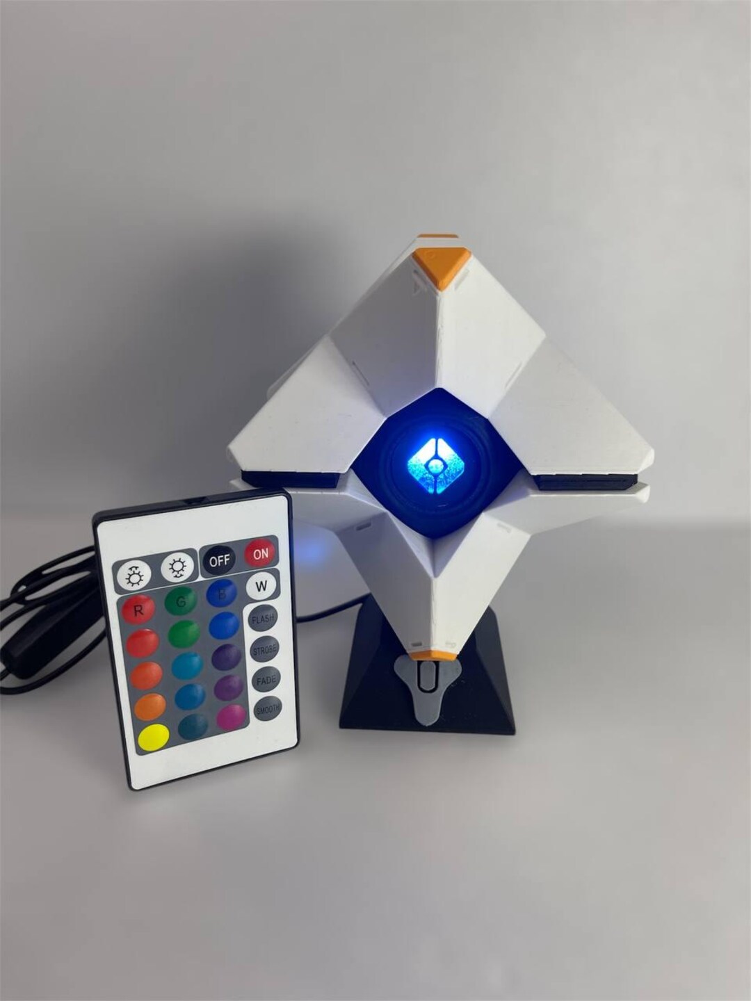 12.5 Cm 5 Inch LED Ghost USB RGB Spectrum With Remote Control Desk Lamp ...