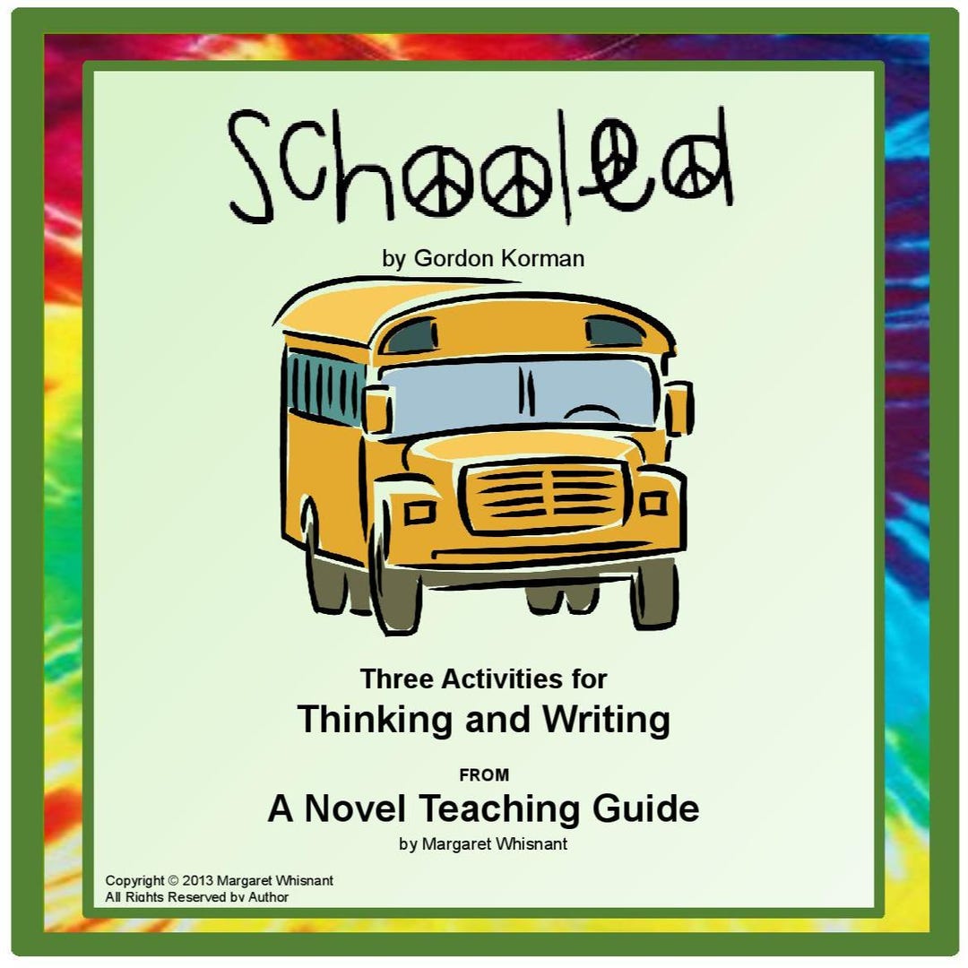 Schooled by Gordon Korman Three Post-reading Character Analysis ...