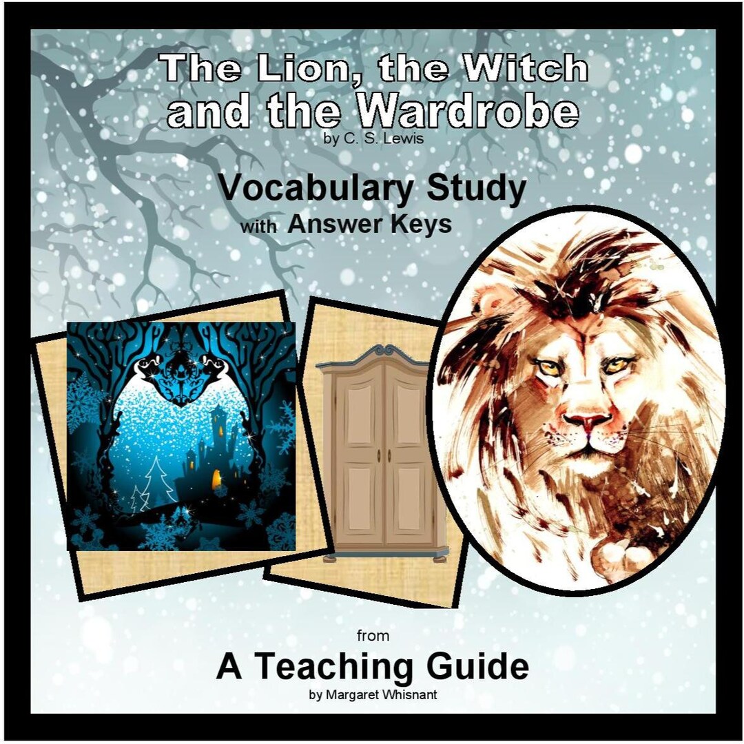 The Lion, the Witch, and the Wardrobe Vocabulary Study With Answer Keys ...