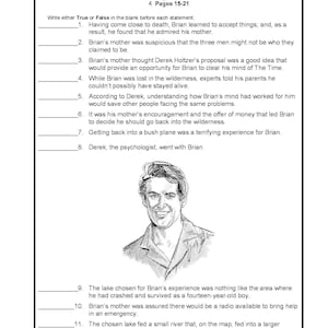 The River Objective Tests Teaching Guide With Answer Keys - Etsy