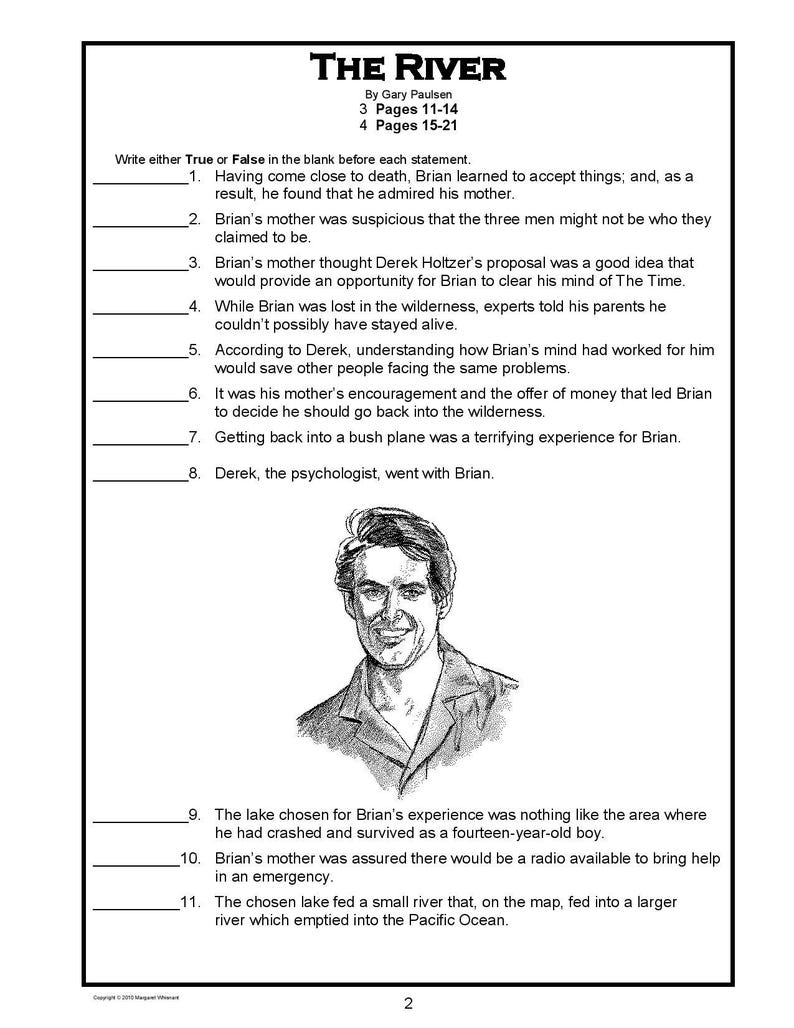 The River Objective Tests Teaching Guide With Answer Keys - Etsy