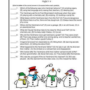 The Best Christmas Pageant Ever Teaching Guide (PDF) - Etsy