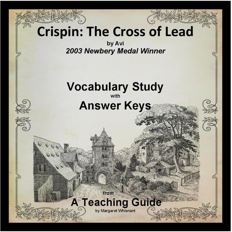 Crispin: the Cross of Lead Vocabulary Study Guide With Answer Keys - Etsy