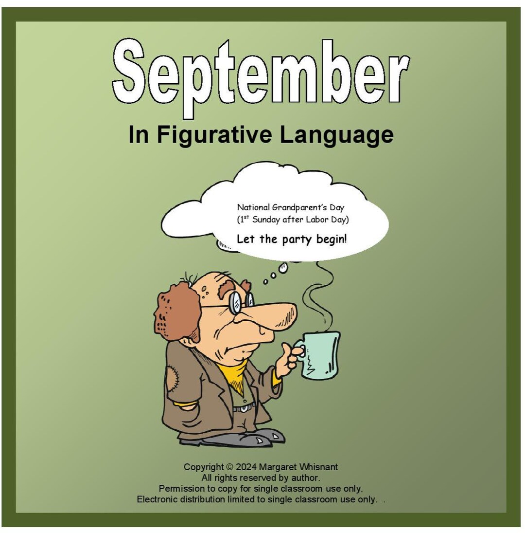 September in Figurative Language, Simile, Metaphor, Personification ...