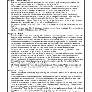 Charlotte's Web Teaching Guide - Etsy