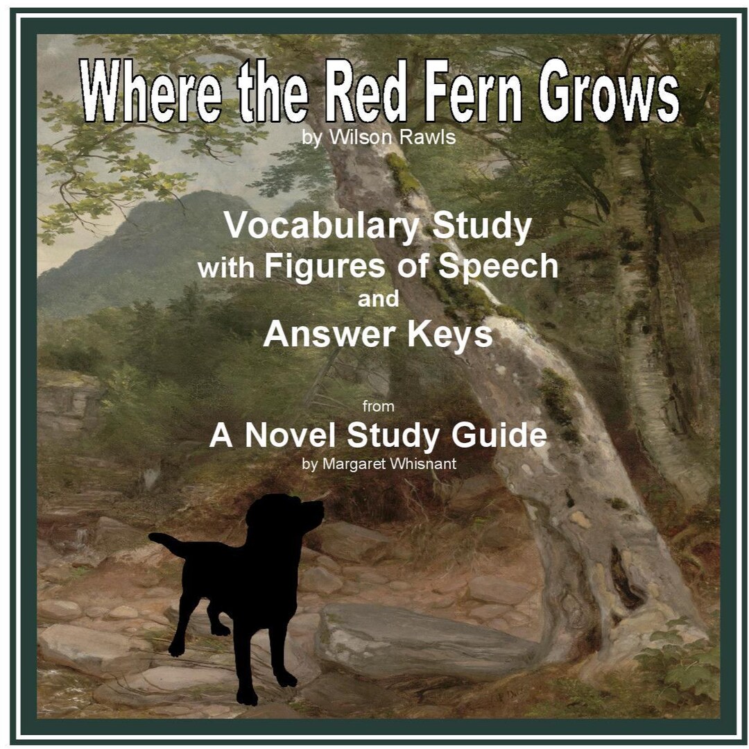 Where the Red Fern Grows Vocabulary Study With Figures of Speech - Etsy