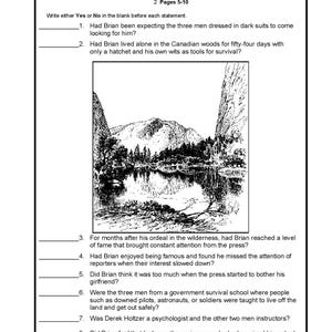 The River Objective Tests Teaching Guide With Answer Keys - Etsy