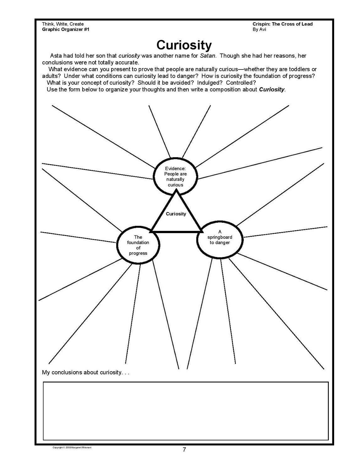 Crispin: the Cross of Lead Novel Study Guide - Chapter Questions ...