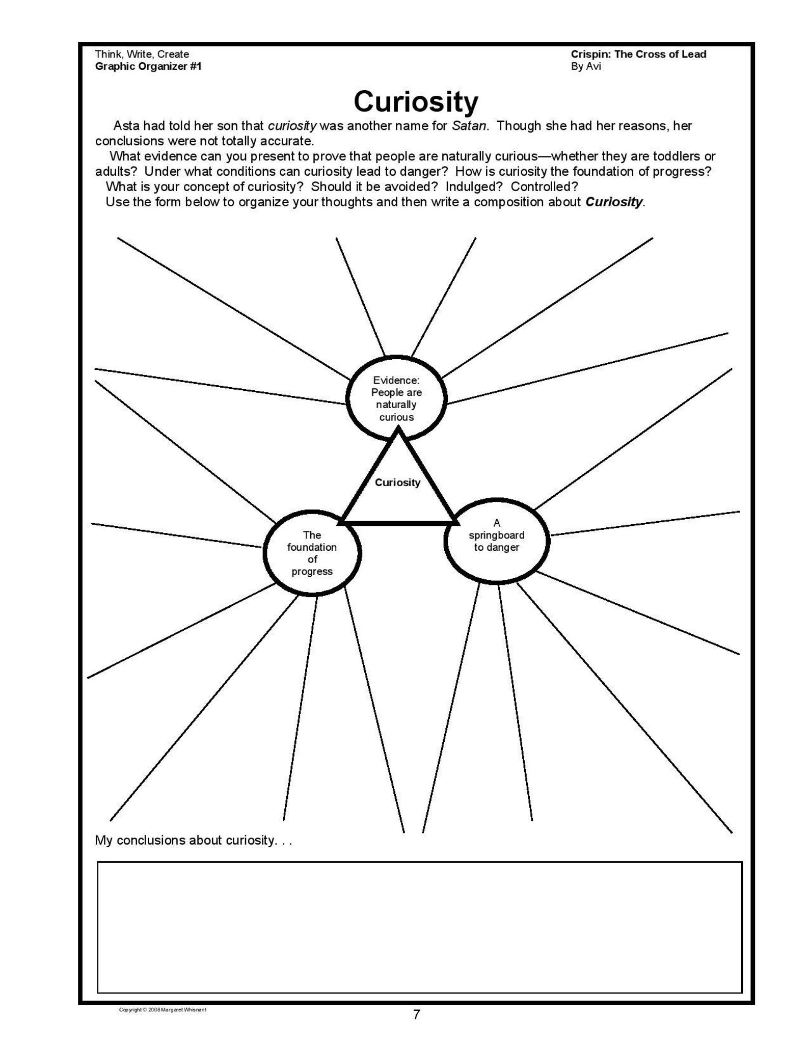Crispin: the Cross of Lead Novel Study Guide - Chapter Questions ...