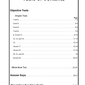 The River Objective Tests Teaching Guide With Answer Keys - Etsy