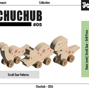 Wooden Dinosaur Set, Wooden Toy Plans, Download PDF + SVG - Etsy