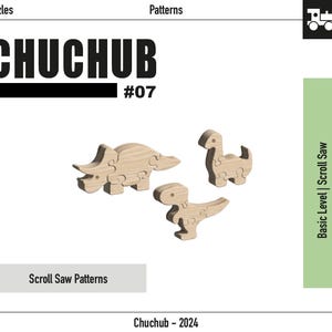 Wooden Dinosaur Puzzles, Wooden Toy Plans, Download PDF + SVG - Etsy