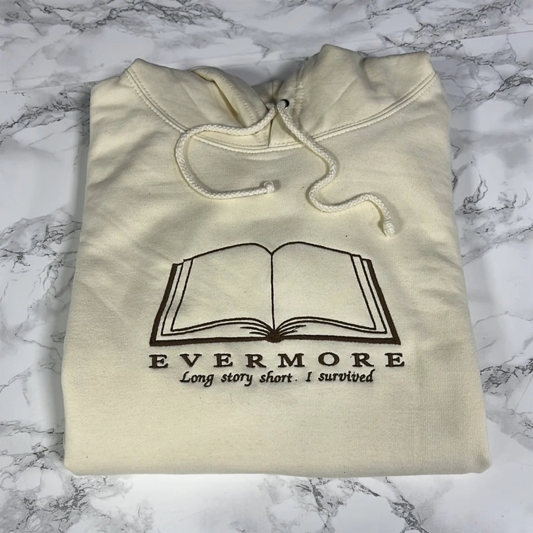 Evermore Tracklist Aesthetic Inspired Embroidered, Evermore TS Gift ...