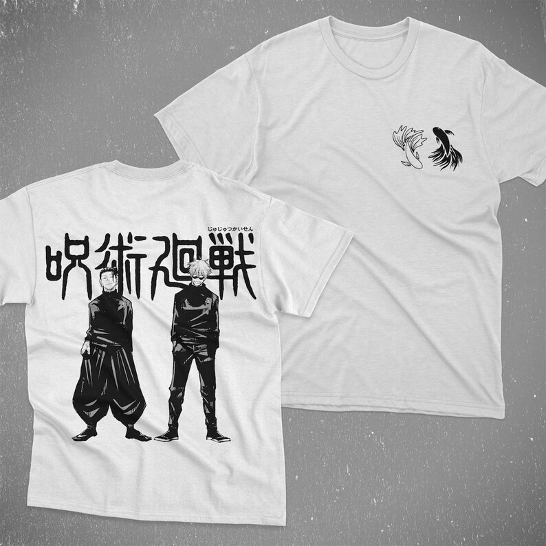 Jujutsu Kaisen Shirt Gojo Satoru Shirt Geto Suguru Shirt Gojo Geto ...