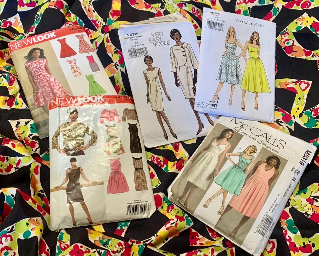 CLASSIC 50s Patterns X 5 / Vintage Sewing Pattern / 1950 / Simplicity ...