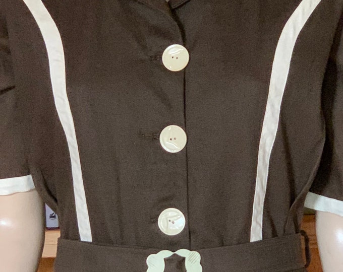 Reduced / 1940s Styled Vintage Reproduction BOWLING / WAITRESS Dress ...