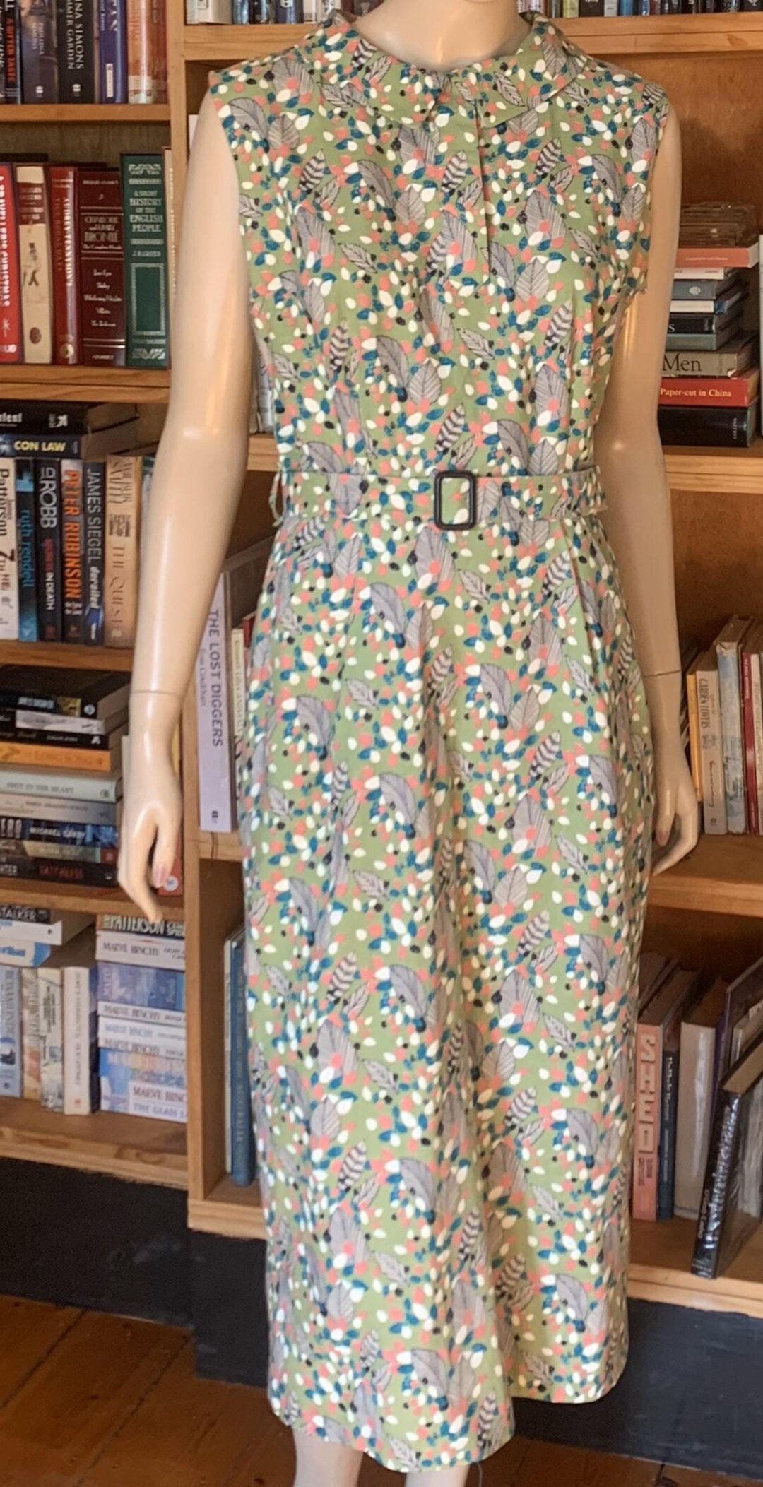 1950's CLASSIC Sheath Dress / Preloved / Linen / Fifties / Handmade ...