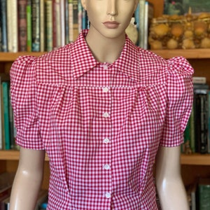 1940s Blouse / WW11 / Retro / Handmade / OOAK / Forties / Classic ...