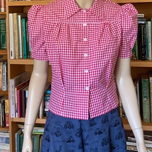 1940s Blouse / WW11 / Retro / Handmade / OOAK / Forties / Classic ...