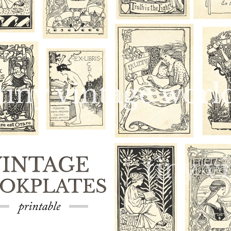 Book Plate - Etsy