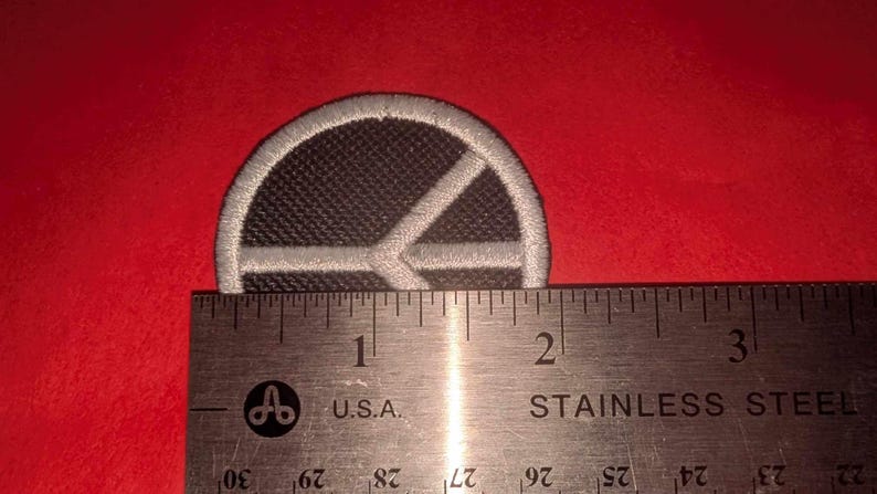 Black Peace Sign Iron-on Patch - Etsy UK