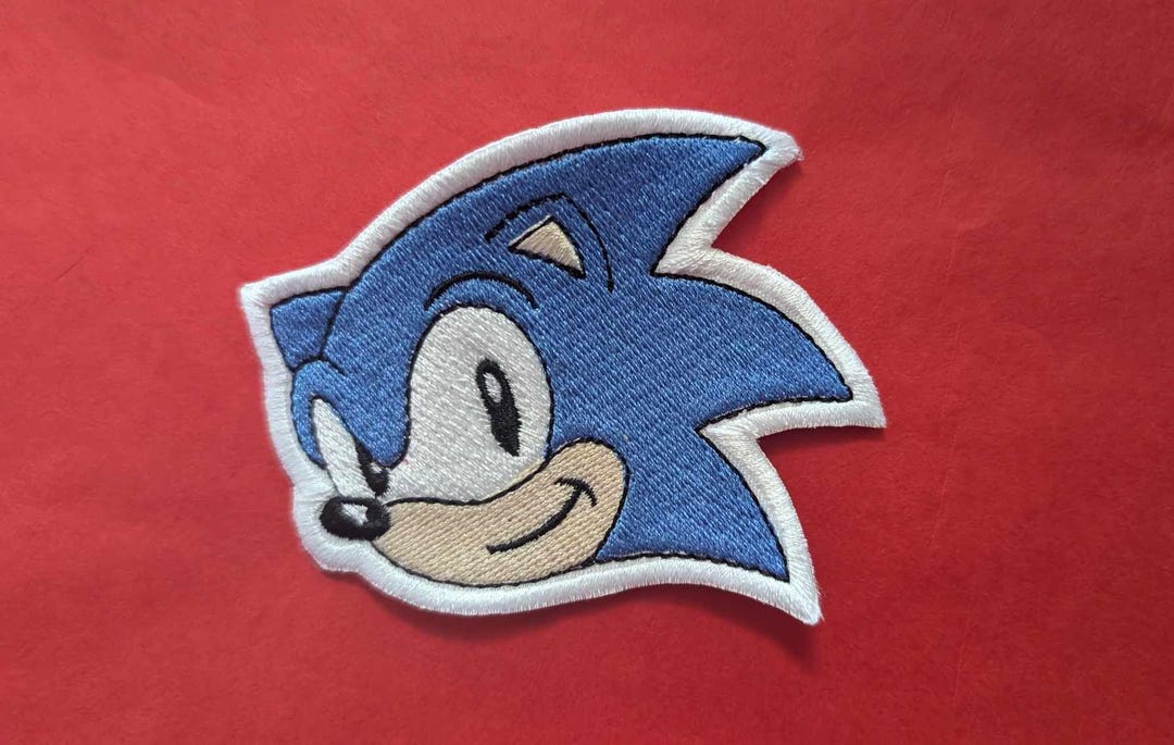Sonic the Hedgehog Iron-on Patch – Embroidered Gamer Badge - Etsy