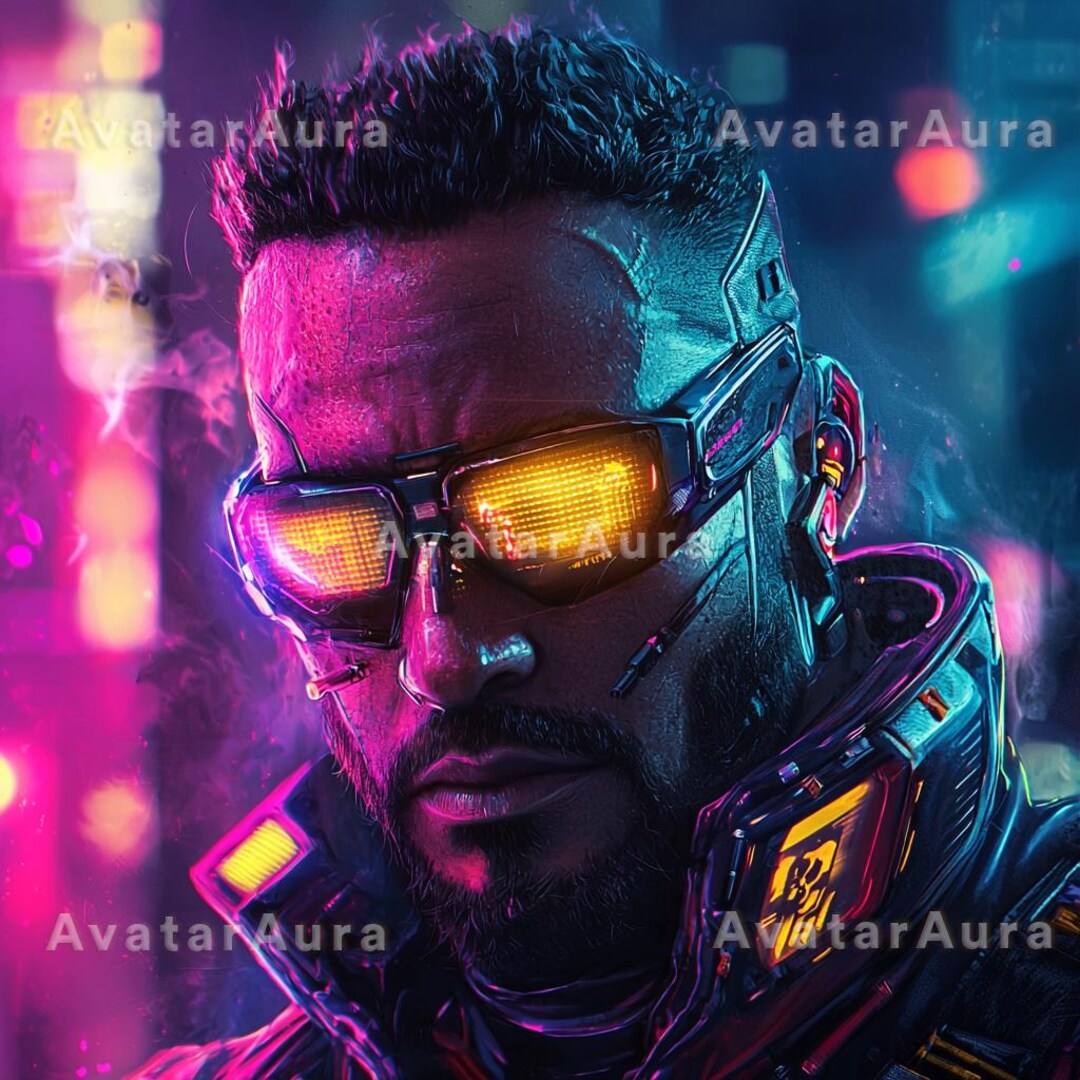 Cyberpunk Gamer Icon for Twitch, Discord, and Youtube - Etsy